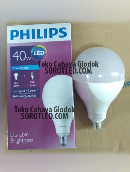 Lampu Philips Led Bulb Watt Watt Durable Brightness Toko Cahaya Glodok