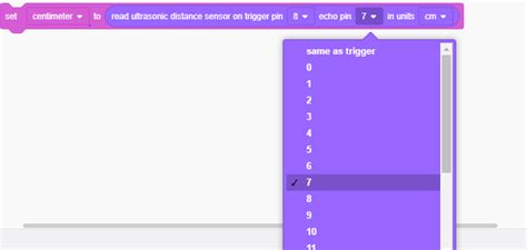 Code Blocks For Ultrasonic Range Finder Project Using Arduino In Tinkercad