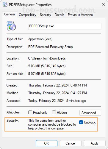 Windows 11 Blocking My Downloads Password Recovery