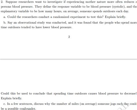 solved 2 suppose researchers want to investigate if