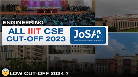 IIIT CSE Cut Off Josaa CUT OFF Computer Science Placement Tuition Fees