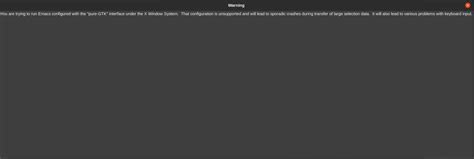 Today I Opened Emacs Snapshot After Update And This Warning Appeared Remacs