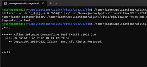 Segmentation Fault Invoking Xsct Indirectly Using The Xsct Script In