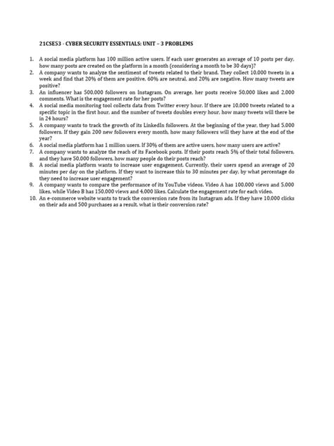 unit 3 problems cyber pdf