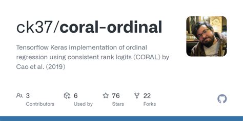 Github Ck37 Coral Ordinal Tensorflow Keras Implementation Of Ordinal