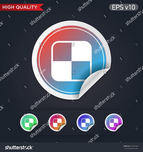 Texture Icon Button With Texture Icon Modern Royalty Free Stock
