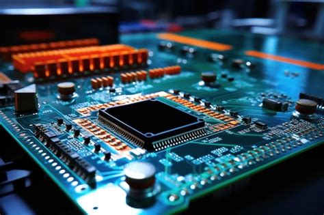 Premium Ai Image A Powerful Computer Processor Or Chip On A Motherboard Modern Technologies