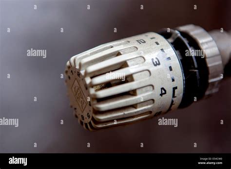 Thermostat On Heating Close Up Stock Photo Alamy