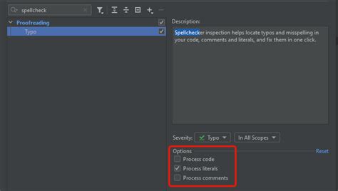 totally disable spellcheck ides support intellij platform jetbrains