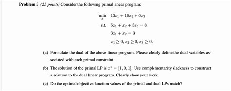 Solved By An Expert Problem 3 25 ﻿points ﻿consider The Following