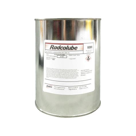 Radcolube 6081 Lubricating Oil Jet Engine Mil Prf 6081e Grade 1010