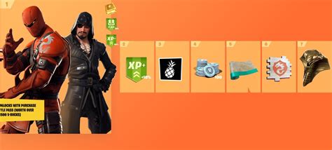 Fortnite Season 8 Battle Pass Rewards Includes Skins Wraps Toys