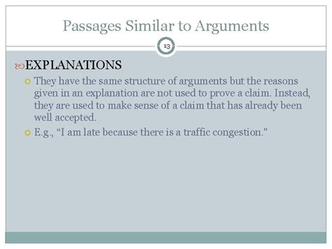 BASIC CONCEPTS OF ARGUMENTS What Is An