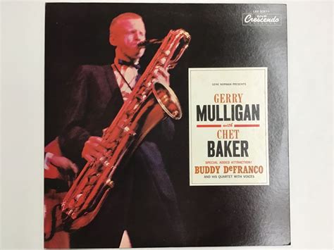 Yahooオークション Lp Gerry Mulligan Quartet With Chet Baker