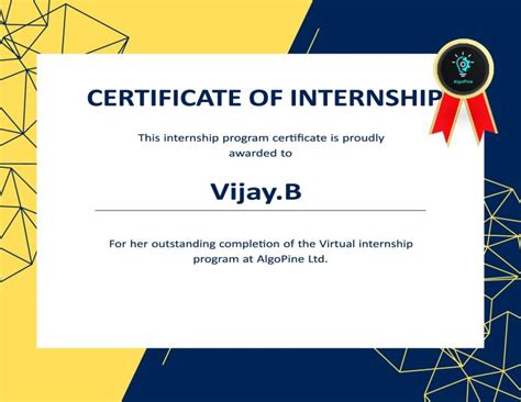 vijay b on linkedin internshipcompleted pythondevelopment algopine