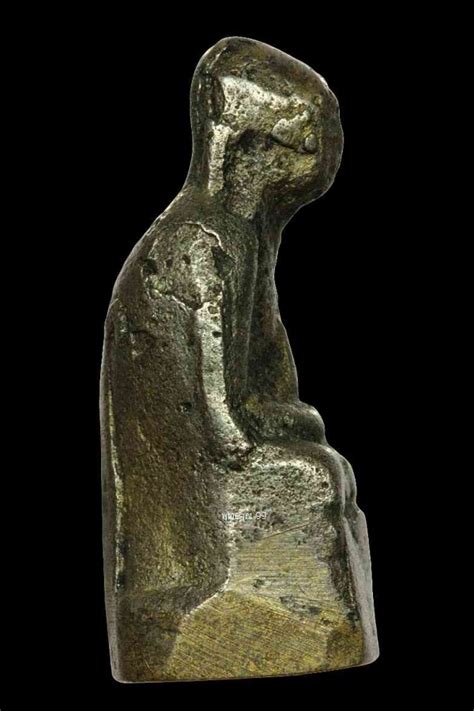 รูปหล่อโราณ หลวงพ่อเขียนรุ่นแรก วัดสำนักขุนเณร พุทธคุณ 99