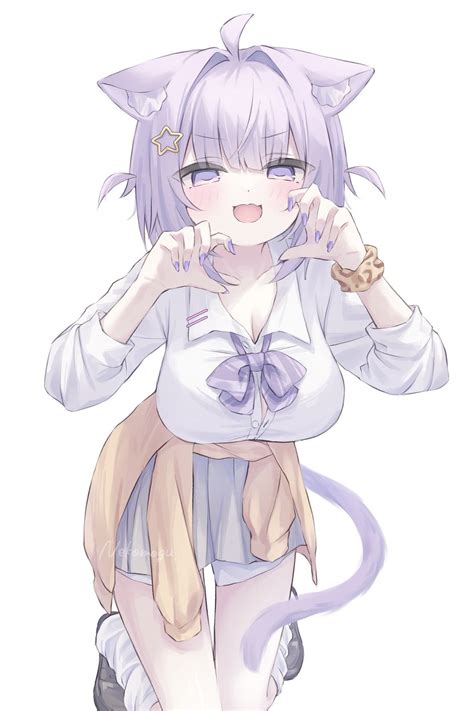 Nekomata Okayu Hololive Drawn By Nekomogu Ch0 S2 Danbooru