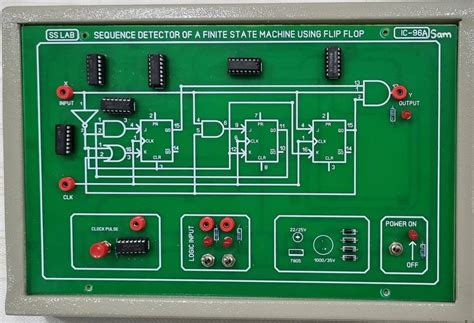 sequence detector of fine state machine model name number ic 96a at