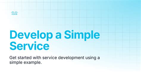 Develop A Simple Service Cisco Crosswork Nso Documentation