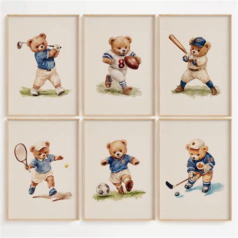 Sports Themed Room Boy Etsy