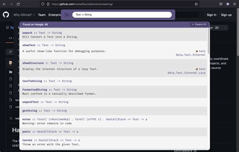 haskell spotlight new browser extension to search over hoogle and