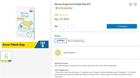 Acne Patch Di Indomaret Harga Manfaat Dan Cara Penggunaan