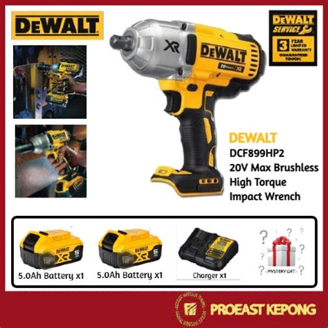 DEWALT - [ DCF899H ] 20V Max Brushless 1/2 High Torque Impact Wrench ...