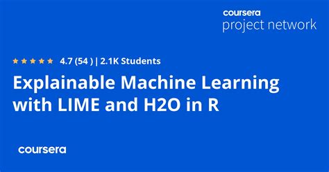 Explainable Machine Learning With Lime And H2o In R Coursya