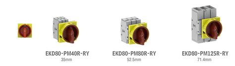 EKD AC Isolator Switch Suitable For Panel Mounting ETEK Electric