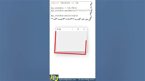 Set The Background Colour Of A Tkinter Window Youtube