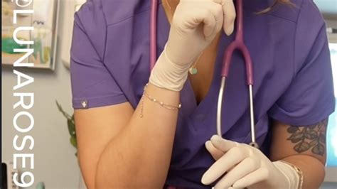 Nerdy Cute Nurse Luna Comes In And Gives You A Physical Exam And