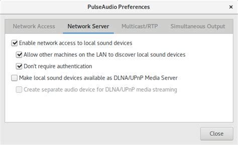 PulseAudio Preferences 1 2