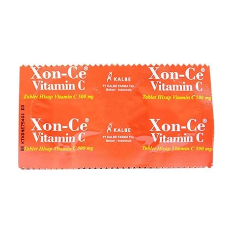 Xonce Vitamin C 500 Mg 1 Strip Lazada Indonesia