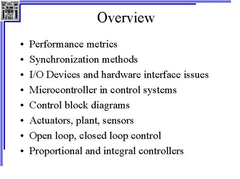 Embedded Microcontroller Systems More Interfacing And Examples Overview