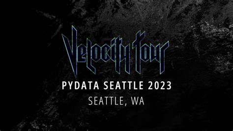 Pydata Seattle 2023 Blueprint Technologies