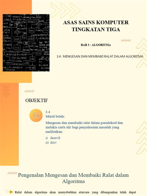 Nota 314 Mengesan Dan Membaiki Ralat Dalam Pseudokod Dan Carta Alir Pdf