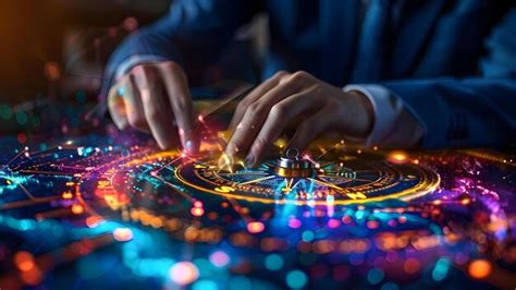 Premium Photo Analyzing Global Network Growth Data With A Virtual