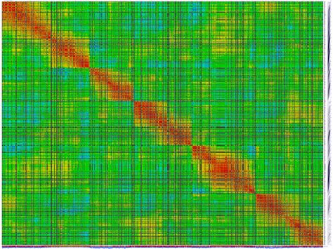 Genetic Map Matrix Plot