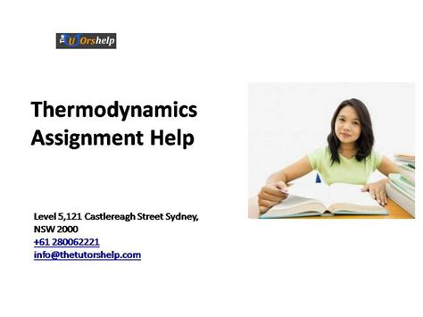 Thermodynamics Assignment Help Thermodynamics Assignment Help By Adammaxaleo Apr 2024 Medium