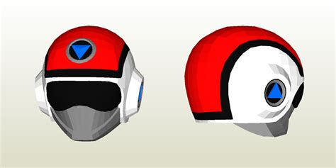 Red Flash Flashman Helmet Pepakura File By Maximum28 On Deviantart