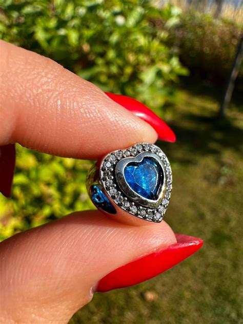 Шарм Намистина Пандора Pandora Серце з камінням ПОДАРУНОК серветка