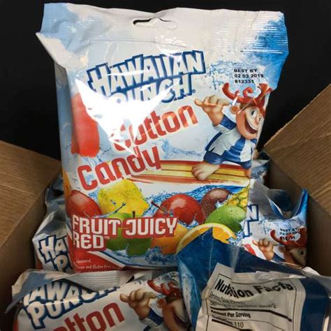 Lot Of 3 Boxes Of Hawaiian Punch Fruit Juicy Red Cotton Candy 12 Bags