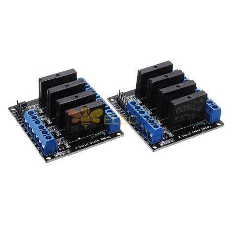 4 Channel DC 24V Relay Module Solid State High And Low Level Trigger 240V2A For Arduino
