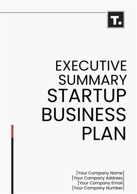 Free Executive Summary Business Plan Templates Editable And Printable