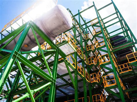 The Deaerator Systems And Structure Platform Of Biomass Power Plant