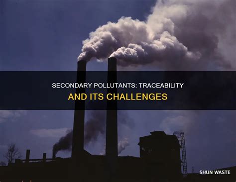 Secondary Pollutants Traceability And Its Challenges Shunwaste