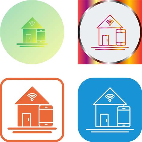 Home Automation Icon Design 44356415 Vector Art At Vecteezy