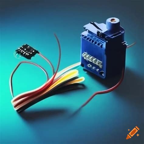 555 servo driver circuit diagram on craiyon