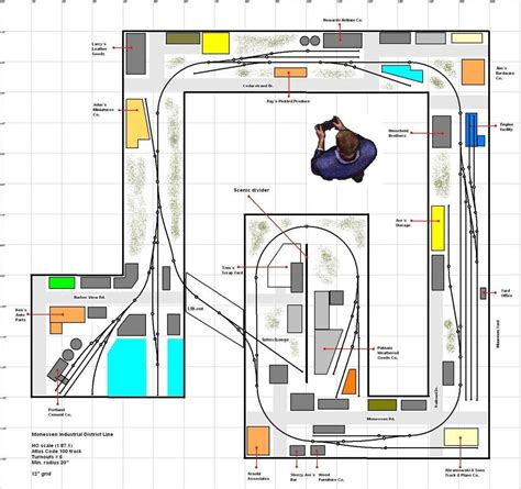 Ho Scale Switching Layout Plans Ho Scale Track Plans For Shelf Layouts