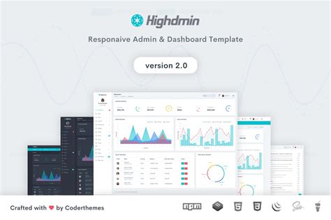 Highdmin Responsive Bootstrap 4 Admin Dashboard Fastcodespace